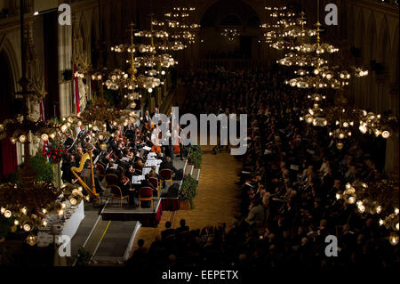 Vienna, Austria. 20th Jan, 2015. Conductor Michael Tomaschek and Franz ...
