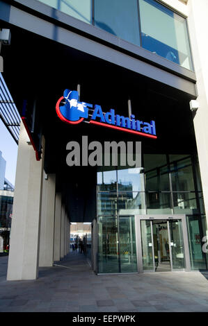 Ty Admiral the offices of Admiral Insurance company, Cardiff, Wales, UK ...