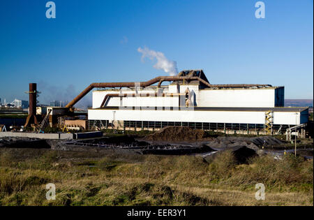 Steel Works, Rover Way, Cardiff, South Wales, UK Stock Photo - Alamy