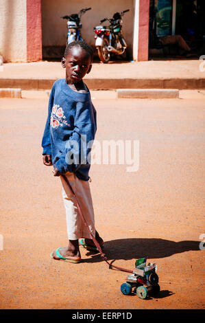 African toy car made from recycled aerosol cans Stock Photo - Alamy