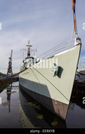 HMS Cavalier, a Second World war Royal Navy destroyer, Chatham historic ...