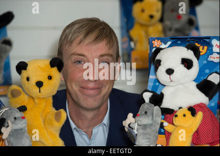 Richard Cadell, the owner and presenter of the Sooty Show poses up at ...