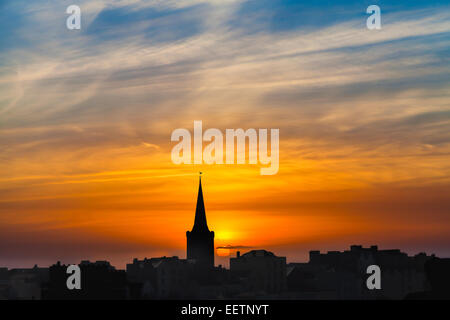 Tenby Harbour at sunset, West Wales, Pembrokeshire, UK Stock Photo - Alamy