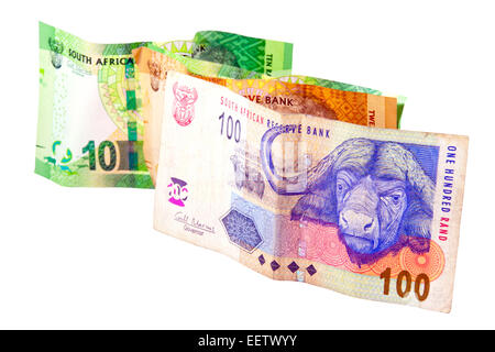 Twenty South African Rand Banknote with Nelson Mandela Portrait, 20 ZAR ...