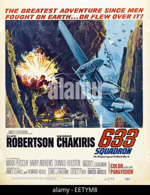 633 Squadron - Movie Poster Stock Photo - Alamy