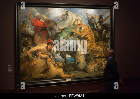 Peter Paul Rubens - the Tiger Hunt Stock Photo - Alamy