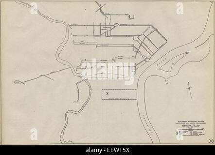 A historical streetcar map from Philadelphia in 1911, showcasing the ...