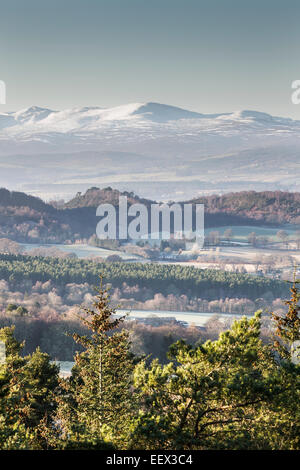 View over the Aird from Craig Phadrig in Inverness, Scotland Stock ...