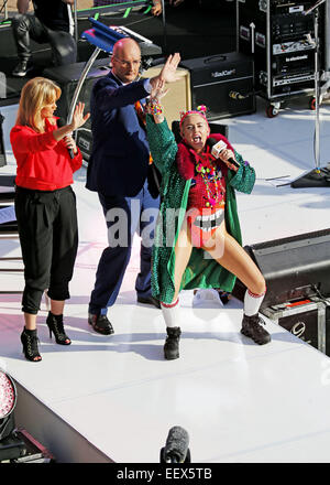 Miley Cyrus live at the Sydney Opera House Sydney Australia 12th ...