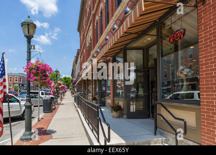 Shops in downtown Lee, Massachusetts, USA Stock Photo - Alamy