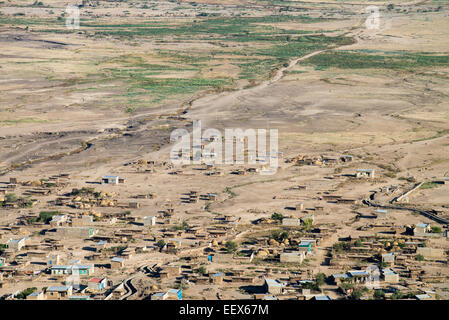 Aerial view of Abala, Ethiopia Stock Photo - Alamy
