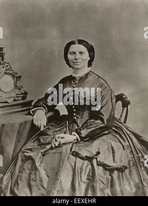 Clara Barton Civil War nurse and founder of the American Red Cross ...