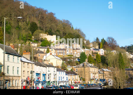 Matlock Bath market town village in Derbyshire Peak District, England ...