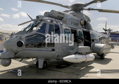 Military helicopter Eurocopter Super Puma Stock Photo - Alamy
