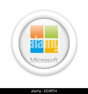 Windows logo icon flag emblem Stock Photo - Alamy