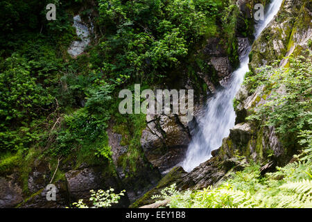 CEREDIGION, WALES Waterfall, Devil's Bridge Stock Photo - Alamy
