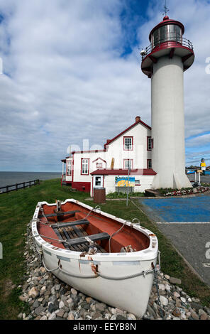 Canada, Quebec, Matane. Matane Lighthouse Stock Photo - Alamy