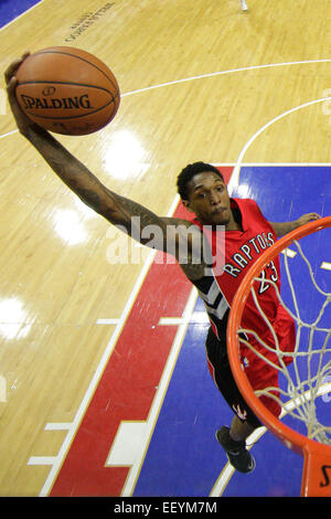 Philadelphia, Pennsylvania, USA. 23rd Jan, 2015. Toronto Raptors guard ...