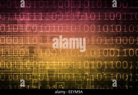 Network Security with Binary 1s and 0s Stock Photo - Alamy