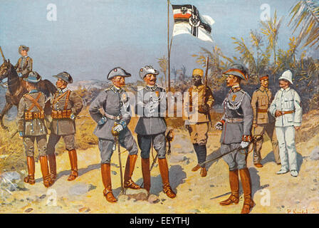 colonialism, German colony East Africa (Tanzania) suppression of the ...