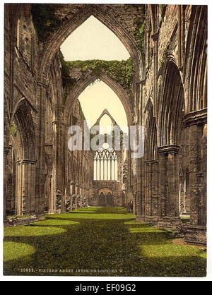 Tintern Abbey, located in Monmouthshire, Wales, is a historic ...