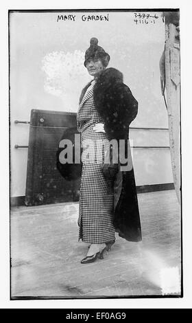 Mary Garden was a renowned opera singer, celebrated for her dramatic ...