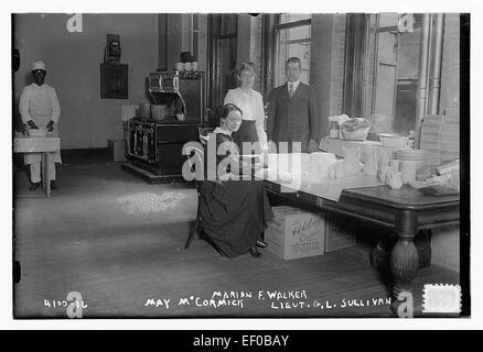 Photograph featuring Marian F. Walker, May McCormick, and Lieutenant G ...