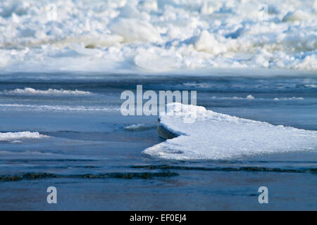 Ice on the Oder Stock Photo - Alamy