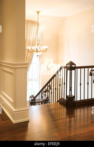 Fancy Home Stairs. Luxury Home Interior Stock Photo - Alamy