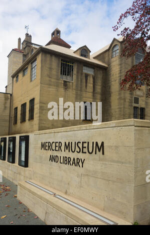 Mercer Museum and Library Doylestown PA Stock Photo - Alamy
