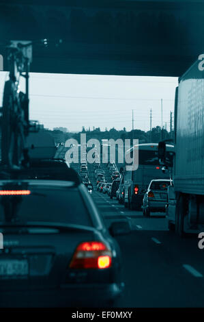 Traffic Jam on Highway 401, Ontario Canada Stock Photo - Alamy