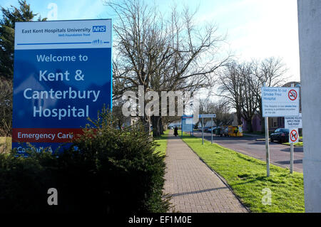 kent and canterbury nhs hospital in the city of canterbury in county of ...