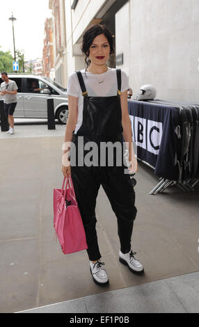 Jessie J arriving at the Radio 2 studios Featuring: Jessie J Where ...