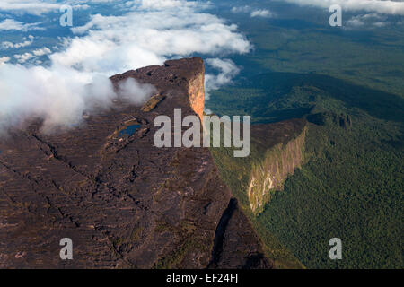 Venezuela South America Tepui Table Mountain Forest Landscape Canaima ...
