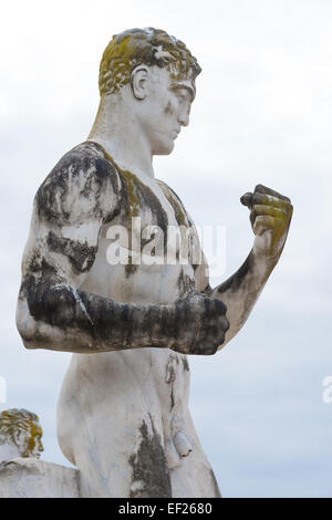 sculpture of a boxer, Mennea Stadium, Rome, Italy Stock Photo - Alamy