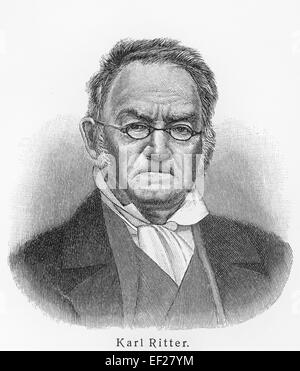 Historical drawing, 19th century, Carl Ritter, 1779 - 1859 Stock Photo ...