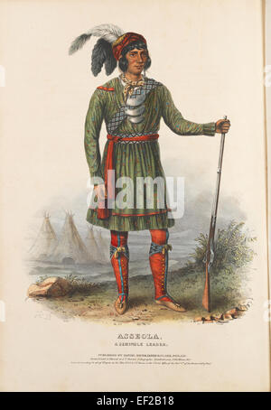 Osceola, a prominent leader of the Seminole people during the Second ...