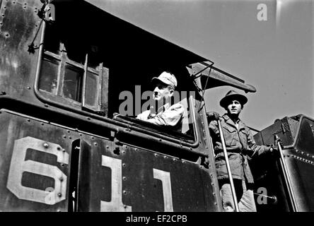 Locomotive 611, part of the Texas & Pacific Railway Company, is shown ...