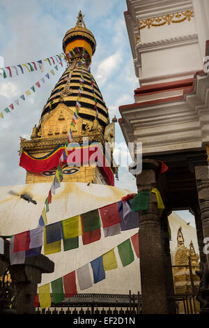 Swayambhunath Stupa, Kathmandu, Nepal, Asia Stock Photo - Alamy