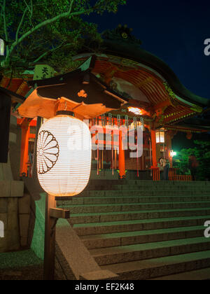 Fushimi Inari Temple at Night Stock Photo - Alamy