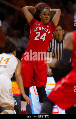 January 25, 2015: Butler Bulldogs head coach Chris Holtmann during the ...