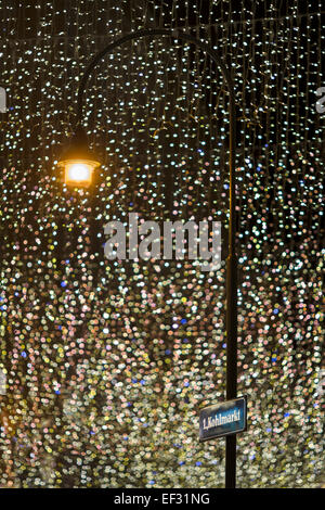Christmas lights at Kohlmarkt street, Innere Stadt district, Vienna ...