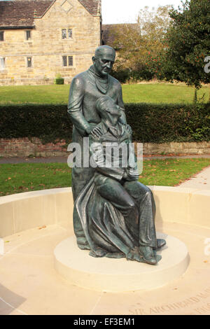 Statue commemorating the pioneering work of plastic surgeon Sir ...