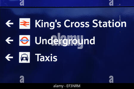 king's cross station underground signs. London Stock Photo: 16085205 ...