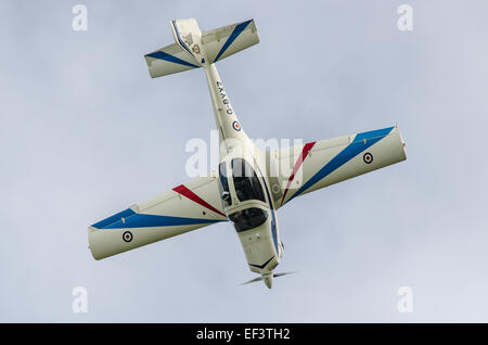 Grob 115 Tutor basic flight trainer airplane cockpit showing avionics ...