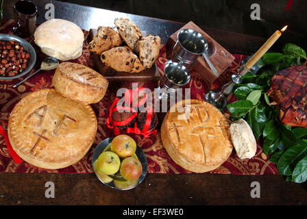 16th.and 17th.century foods of the Tudor period,with Marchpane cake ...