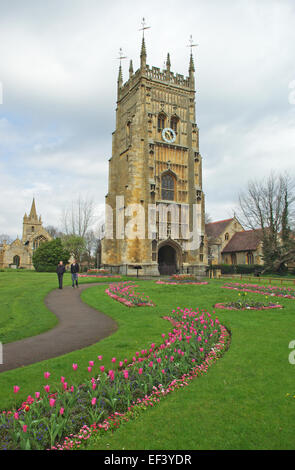 THE BELL TOWER AT EVESHAM ABBEY UK WHICH WAS BUILT BETWEEN 1524 1532 BY ...