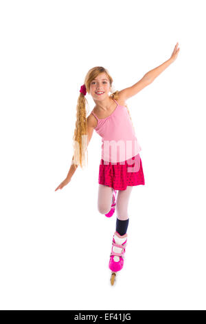 Beautiful And Sexy Girl Dancing on Roller Skates Stock Photo - Alamy