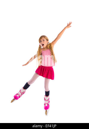 Beautiful And Sexy Girl Dancing on Roller Skates Stock Photo - Alamy