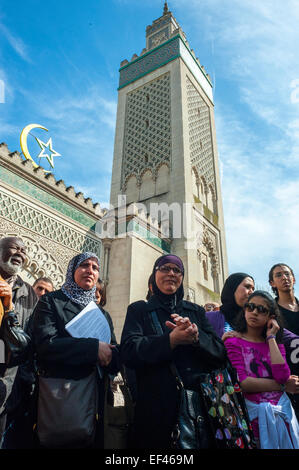 Paris, France, French Arab Muslims Demonstrating against Stock Photo ...